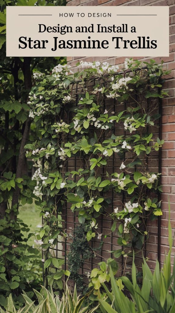 How to Design and Install a Star Jasmine Trellis or "Espalier ...