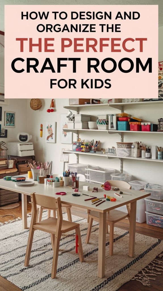 How to Design and Organize the Perfect Craft Room for Kids - Designer ...