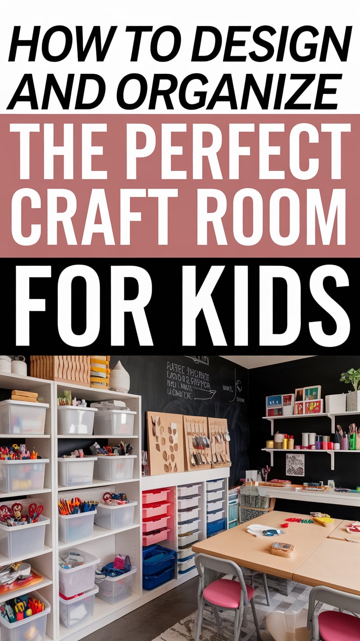 How to Design and Organize the Perfect Craft Room for Kids - Designer ...