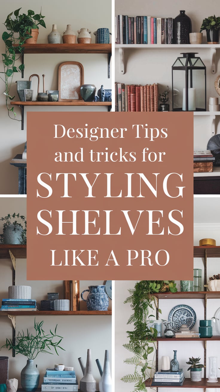 Designer Tips and Tricks for Styling Shelves Like a Pro - Designer and ...