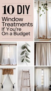 10 DIY Window Treatments If You're On A Budget - Designer and the DIYer ...