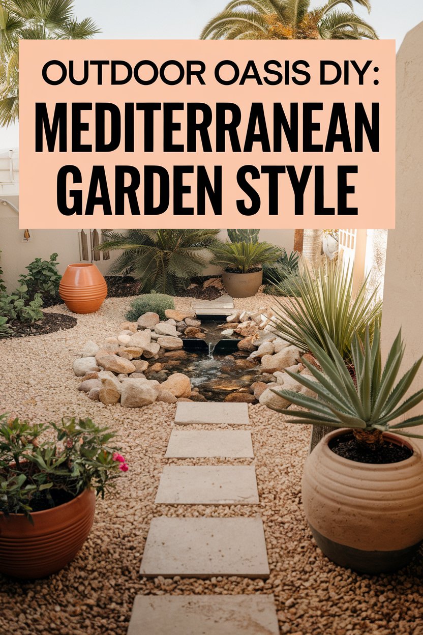 Outdoor Oasis DIY: Mediterranean and English Garden Style - Designer ...