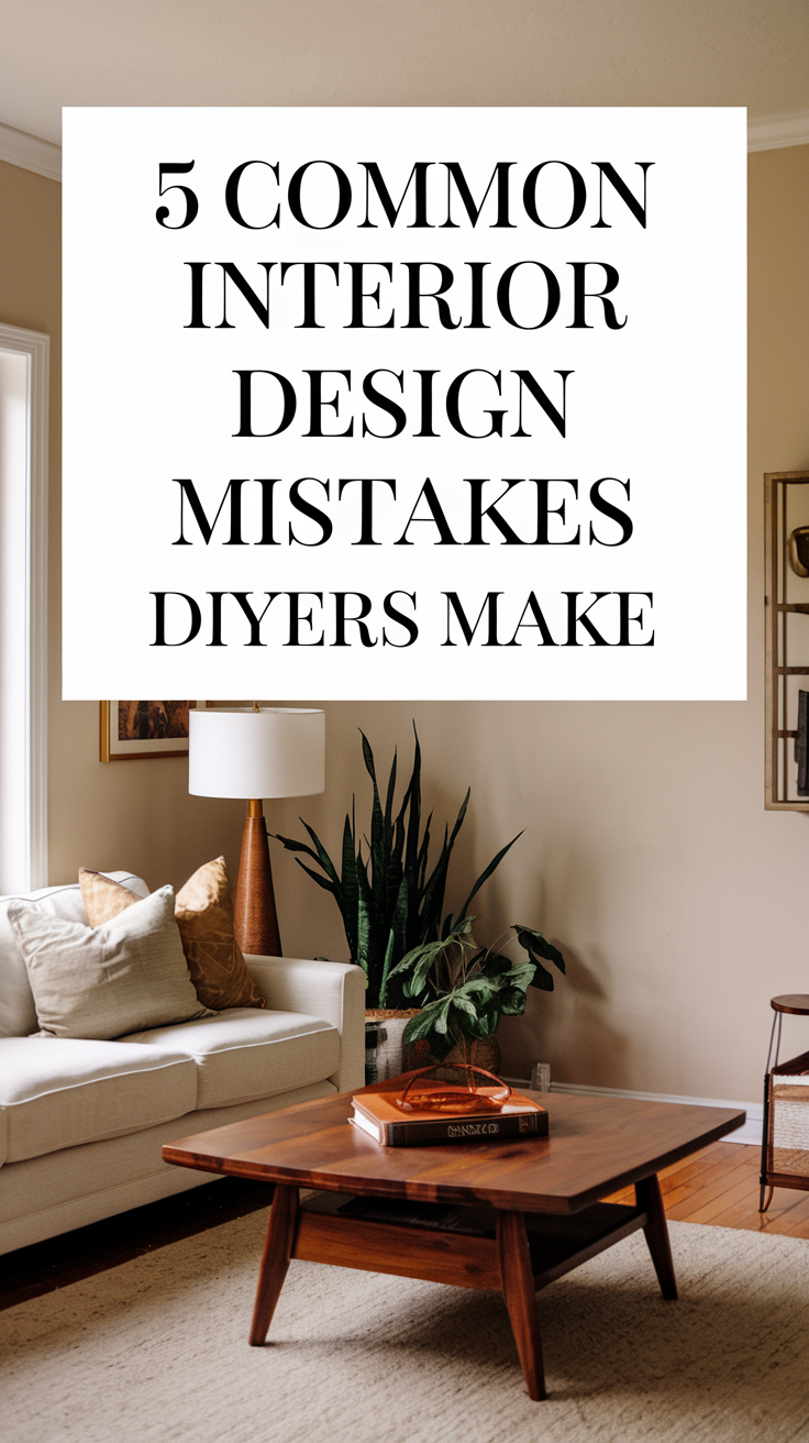 5 Common Interior Design Mistakes DIYers Make (And How to Fix Them ...