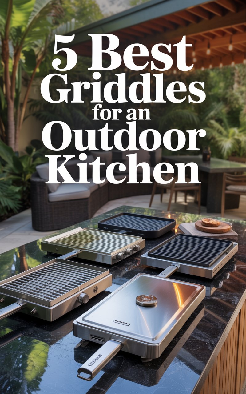 5 Best Griddles For An Outdoor Kitchen - Designer and the DIYer - DIY ...