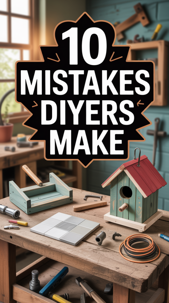 10 Mistakes DIYers Make - Designer and the DIYer - DIY, Design, and Home
