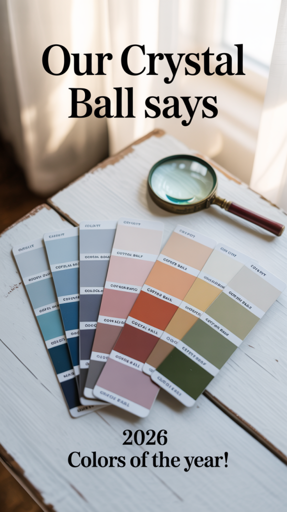 Our Crystal Ball Says: Get Ready for the 2026 Colors of the Year! (So ...