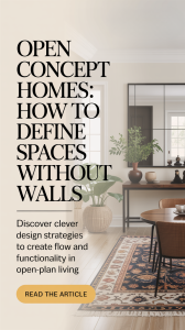 Open Concept Homes: How to Define Spaces Without Walls - Designer and ...