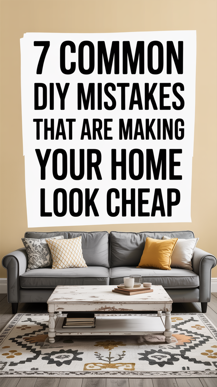 7 Common DIY Mistakes That Are Making Your Home Look Cheap - Designer ...