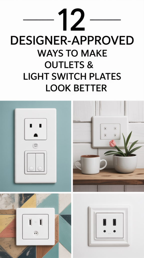 12 Designer-Approved Ways to Make Outlets & Light Switch Plates Look ...
