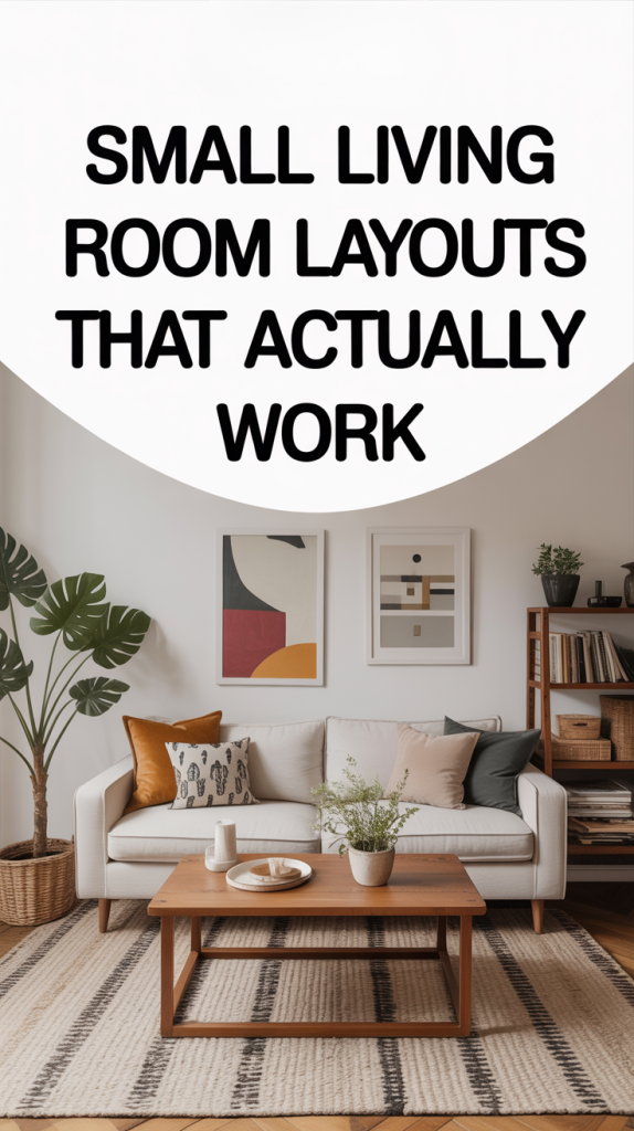 Small Living Room Layouts That Actually Work - Designer and the DIYer ...