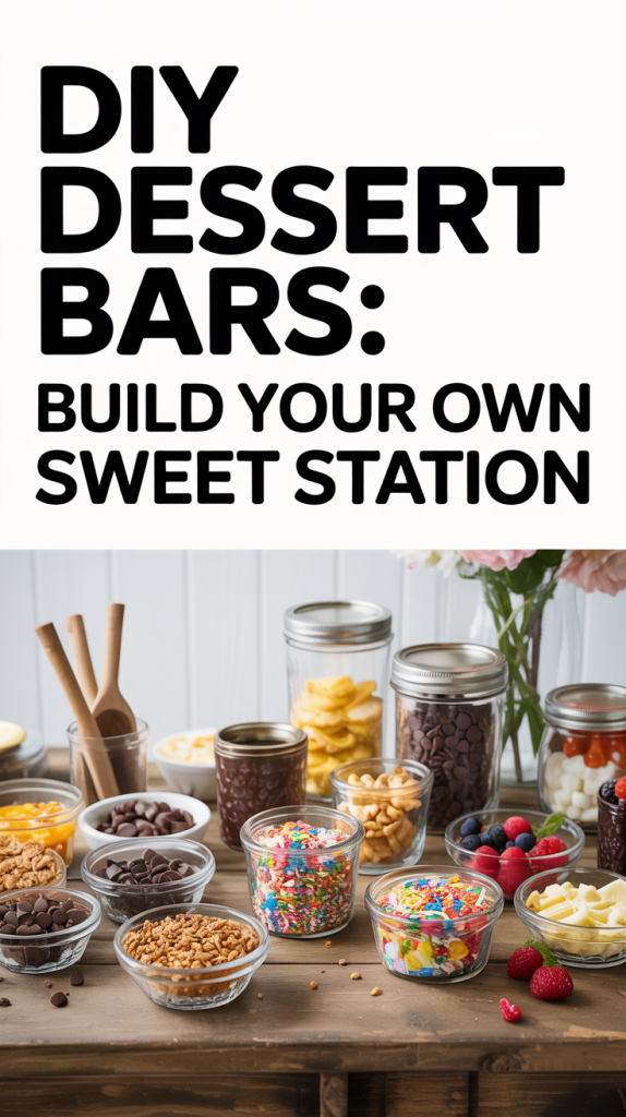 DIY Dessert Bars: Build Your Own Sweet Station - Designer and the DIYer ...