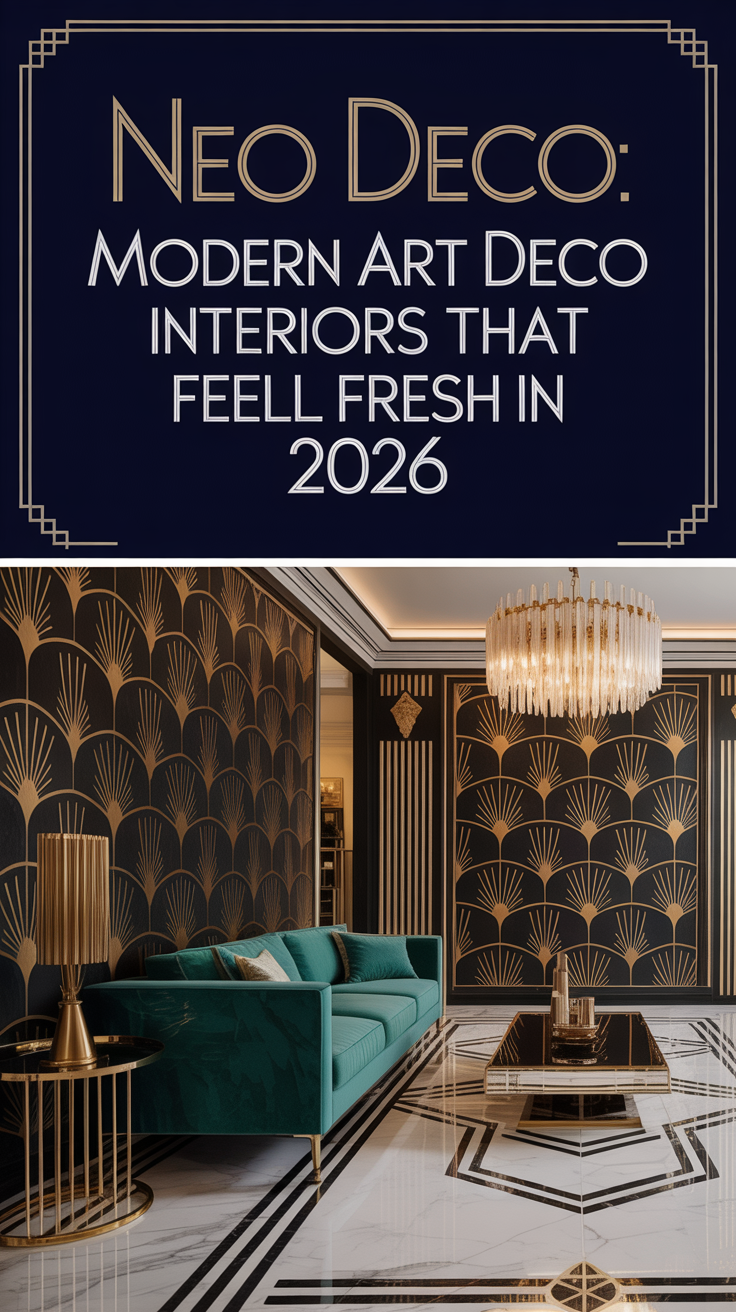 Neo Deco: Modern Art Deco Interiors That Feel Fresh in 2026 - Designer ...